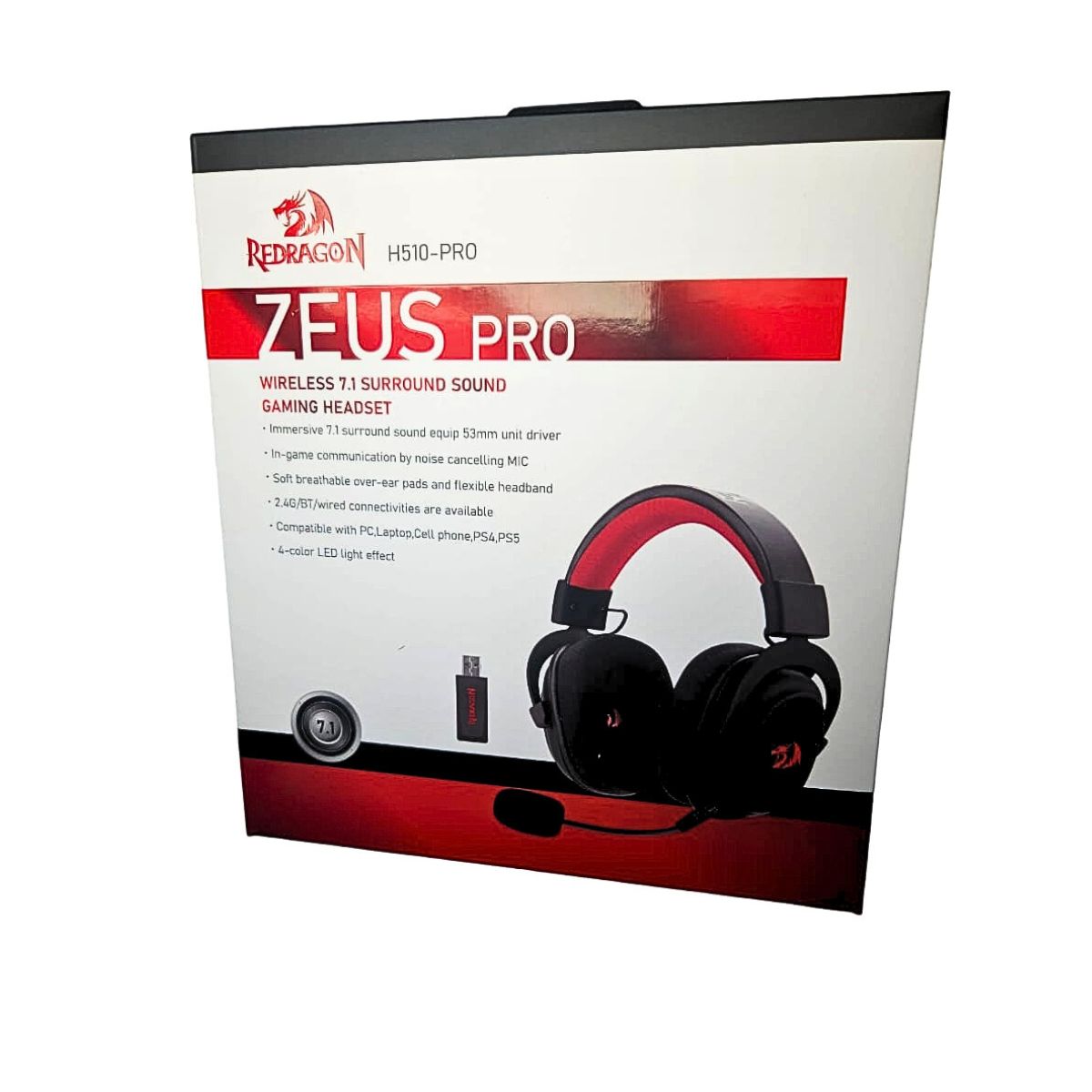Audifono Redragon Zeus X PRO RGB H510-PRO-WL Wireless BLACK – Interfast ...